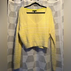 Kendall & Kylie | Sweaters | Kendall And Kylie Yellow Knit Sweater ...